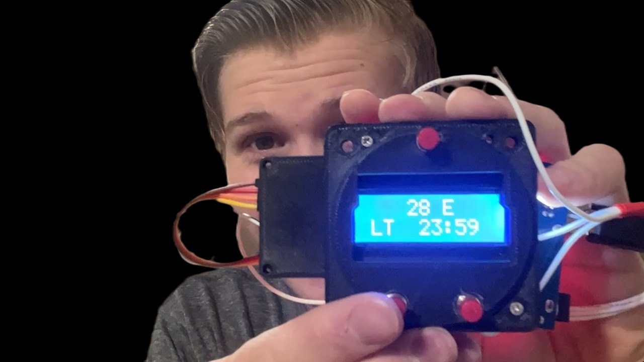 Make a Flight Sim Clock/Outside Air Temp Gauge! | C172 #49 - YouTube