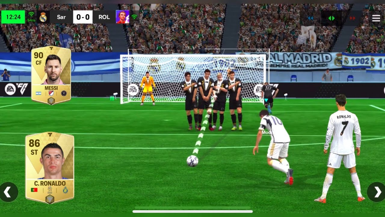Fifa mobile Ronaldo and Messi in the same team H2H match - football ...