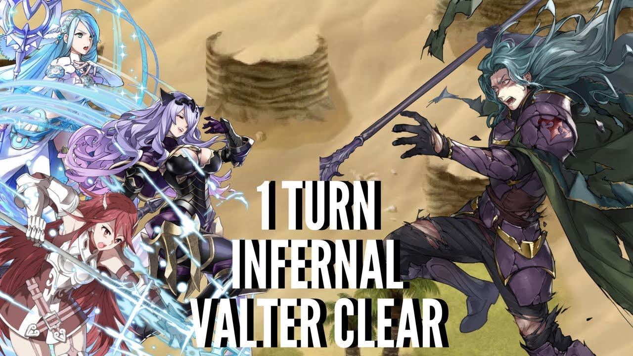 1 Turn Infernal Valter Clear - Fire Emblem: Heroes - YouTube