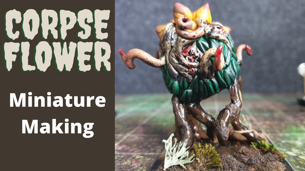 How to Make a CORPSE FLOWER Miniature - YouTube