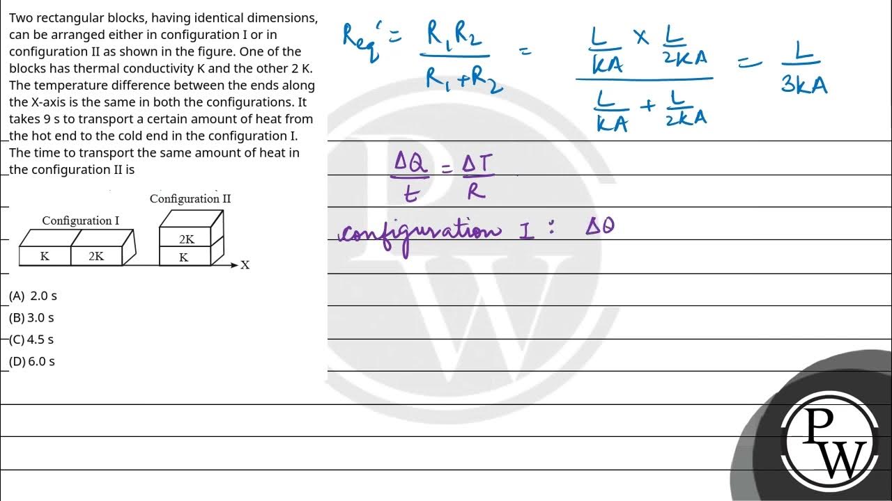 Two rectangular blocks, having identical dimensions, can be arranged ...