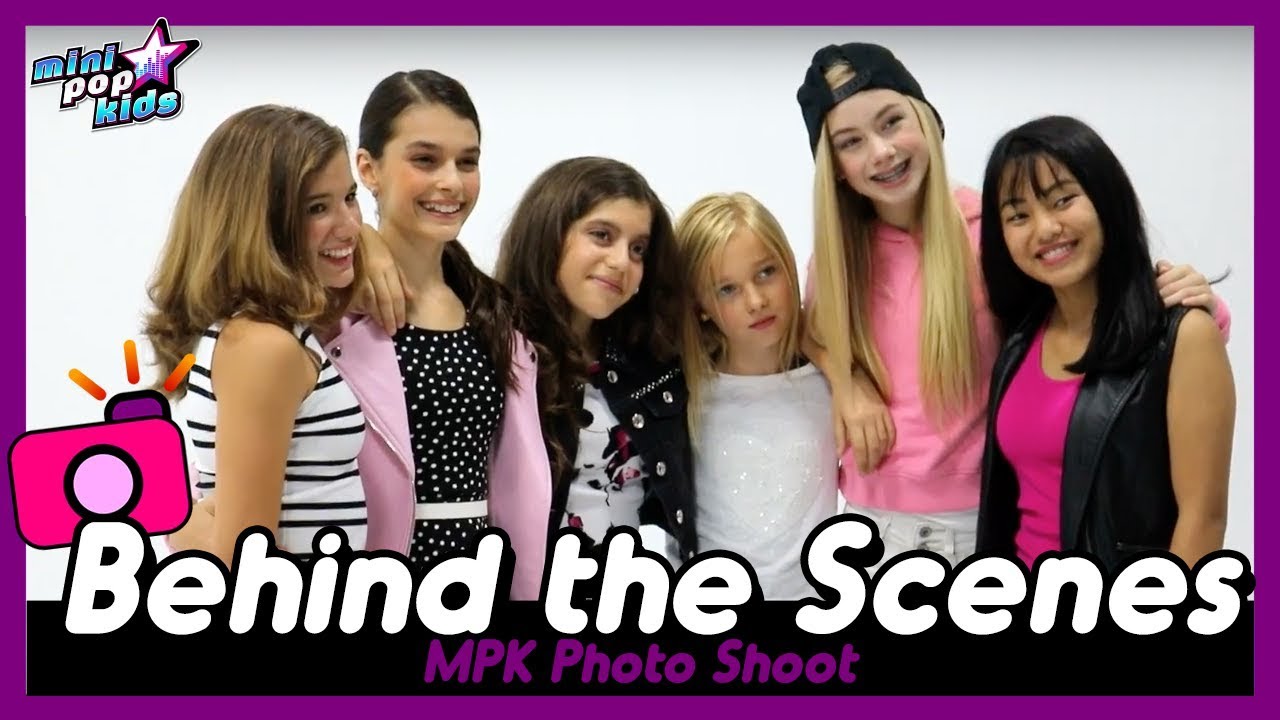 Album Cover Photo Shoot - Behind The Scenes | Mini Pop Kids - YouTube
