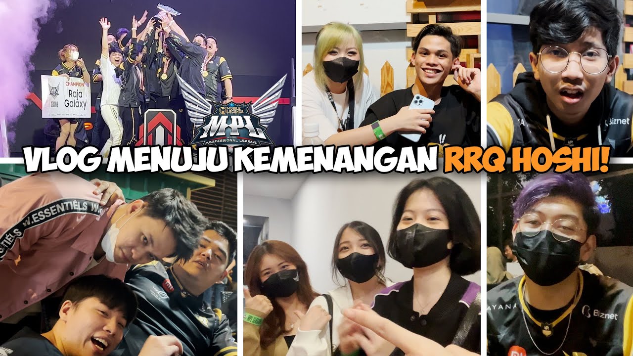 Melissa E7 VLOG MENUJU KEMENANGAN RRQ HOSHI ! CHAMPION MPL S9 👑 - YouTube