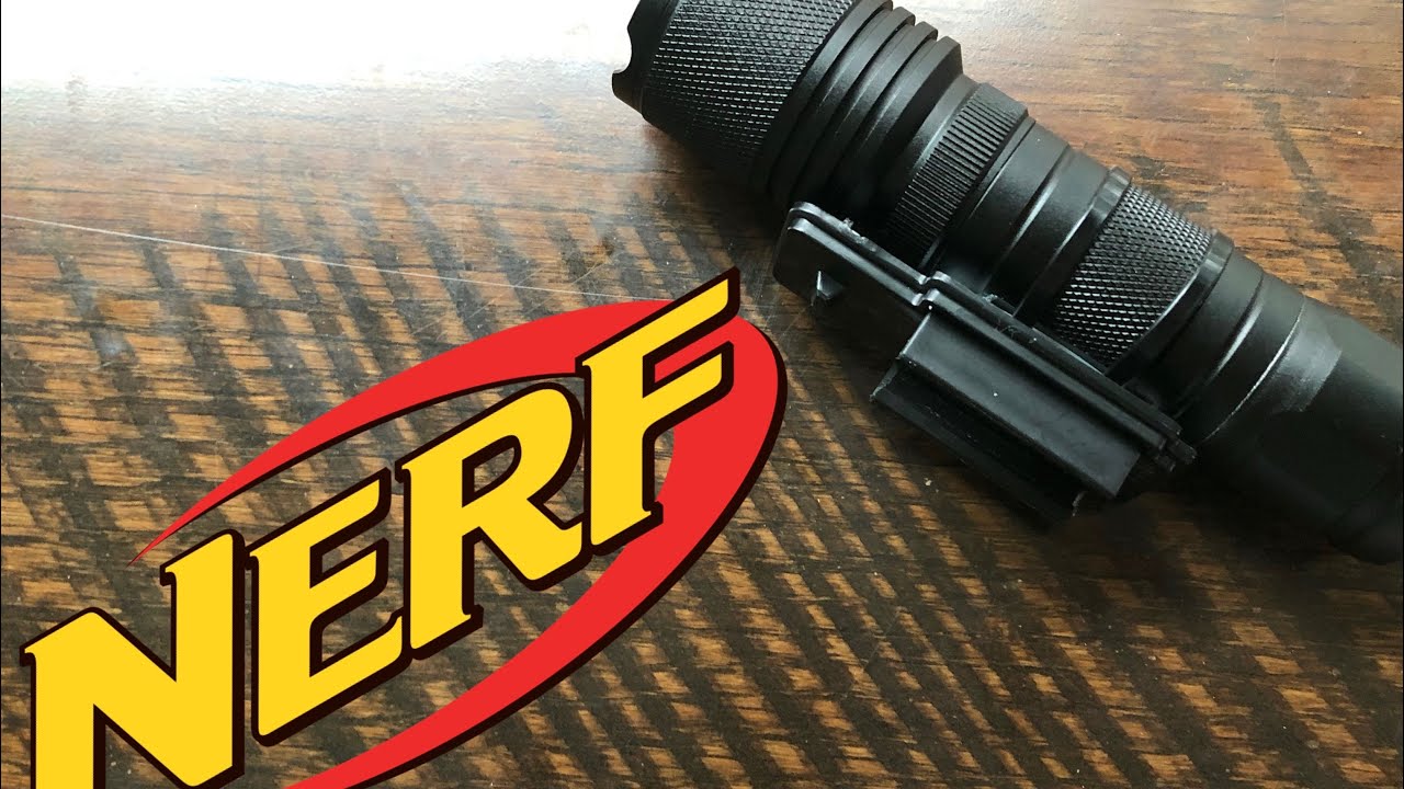 How to Make a Nerf Flashlight Attachment!!! - YouTube