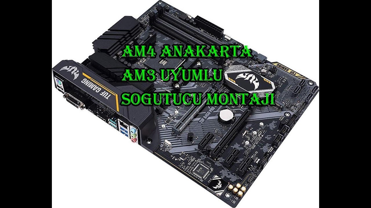 AM4 anakarta AM3 soğutucu nasıl takılır? How you can use AM3 cooler on ...