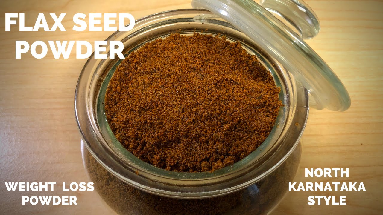 Flax Seed Chutney Powder | Agase Chutney Pudi | Alsi Powder | Healthy ...