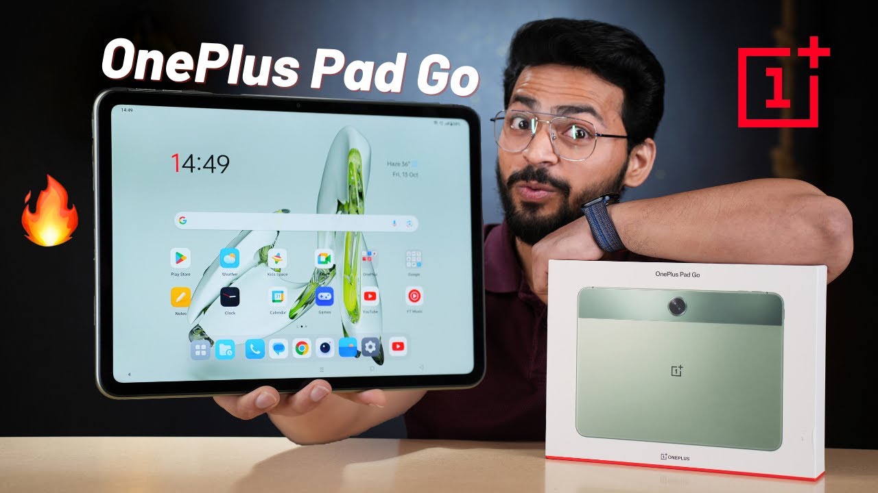 OnePlus Pad Go Unboxing & Quick Review 🔥 | 2.4K + 90Hz Display | At Rs 19,999/- 🤩 - YouTube
