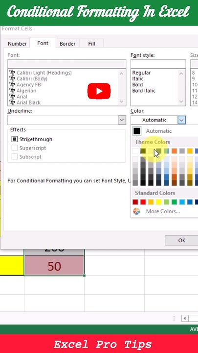 Conditional Formatting Excel Conditional Formatting In Excel Color Coding