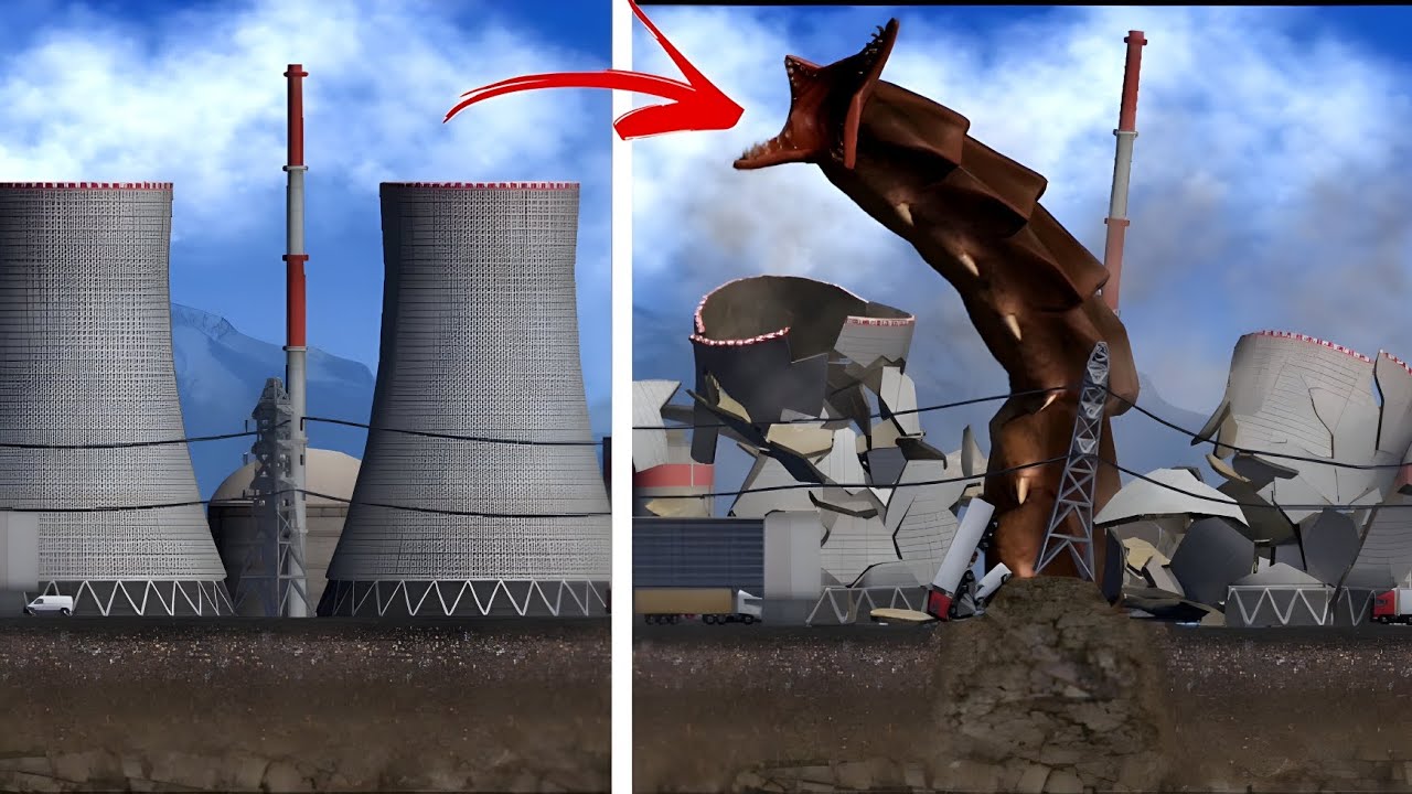 Super giant monster attack on city and destroy it | smash simulator ...