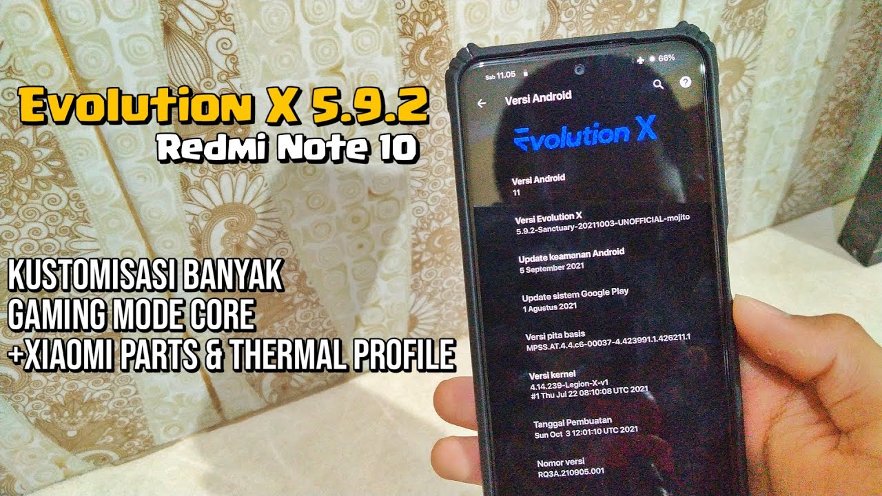 Review Custom ROM Evolution X 5.9.2 Redmi Note 10 - ROM Gaming Legend ...