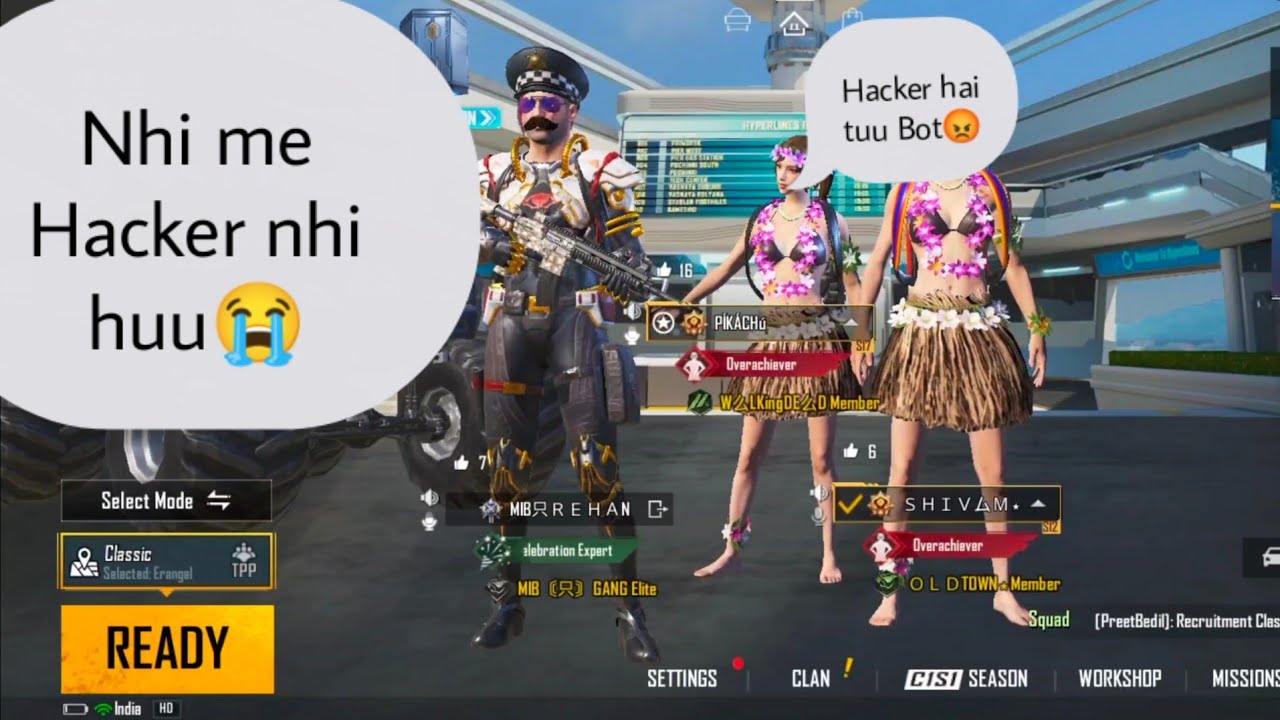 HE IS CALLING ME HACKER 🤣😢#bgmi#vivox60#1v1#tdm#hacker/BY DICTATOR ...