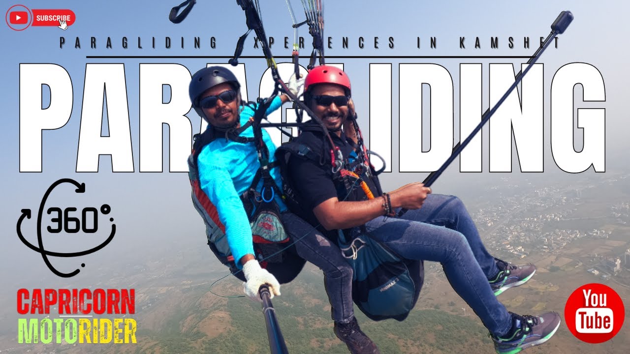 Paragliding & Height Phobia | Kamshet प्यराग्लायडींग | 360° Media ...