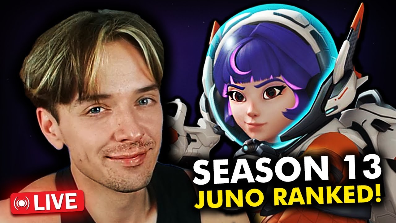 LIVE S13 Overwatch 2 Competitive Juno CRAZY Gameplay! 💥 - YouTube