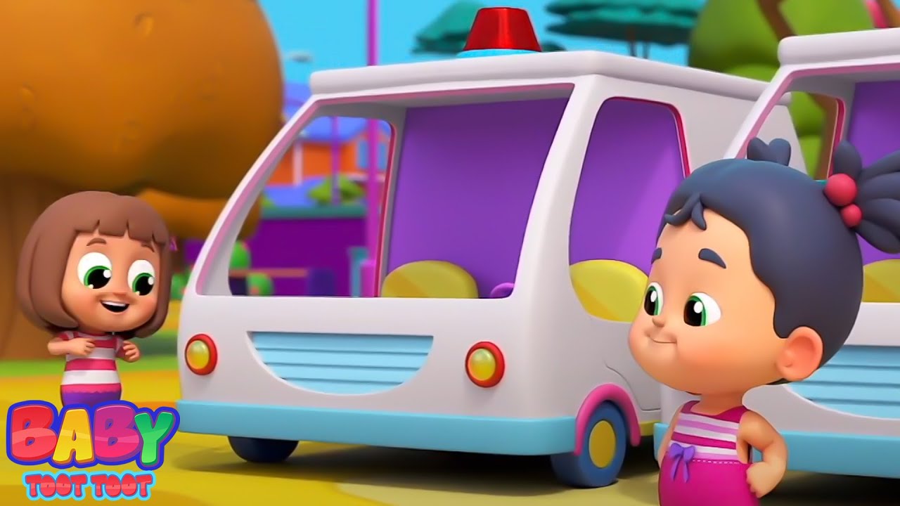 Roda Pada Ambulans + Lebih Banyak Sajak Animasi Untuk Kanak-Kanak - YouTube