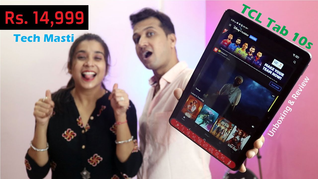 TCL Tab 10s Unboxing with Khushi | Tablet with Pen | Tab Under 15000 ...
