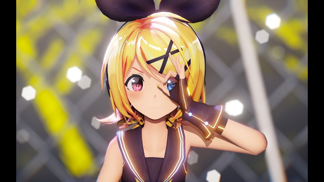 【VOCALOID MMD/4K/60FPS】Kagamine Rin【ネガイボシ】 - YouTube