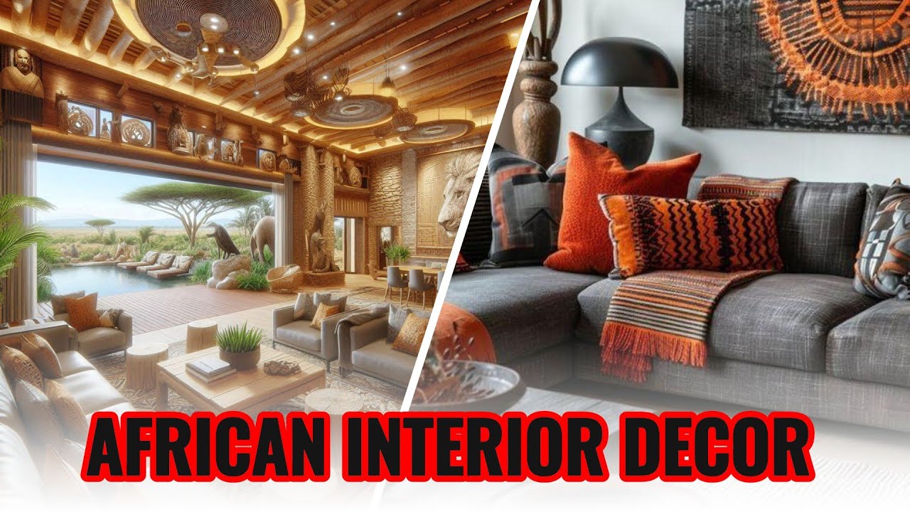 Palatial African Living Room Interiors - YouTube