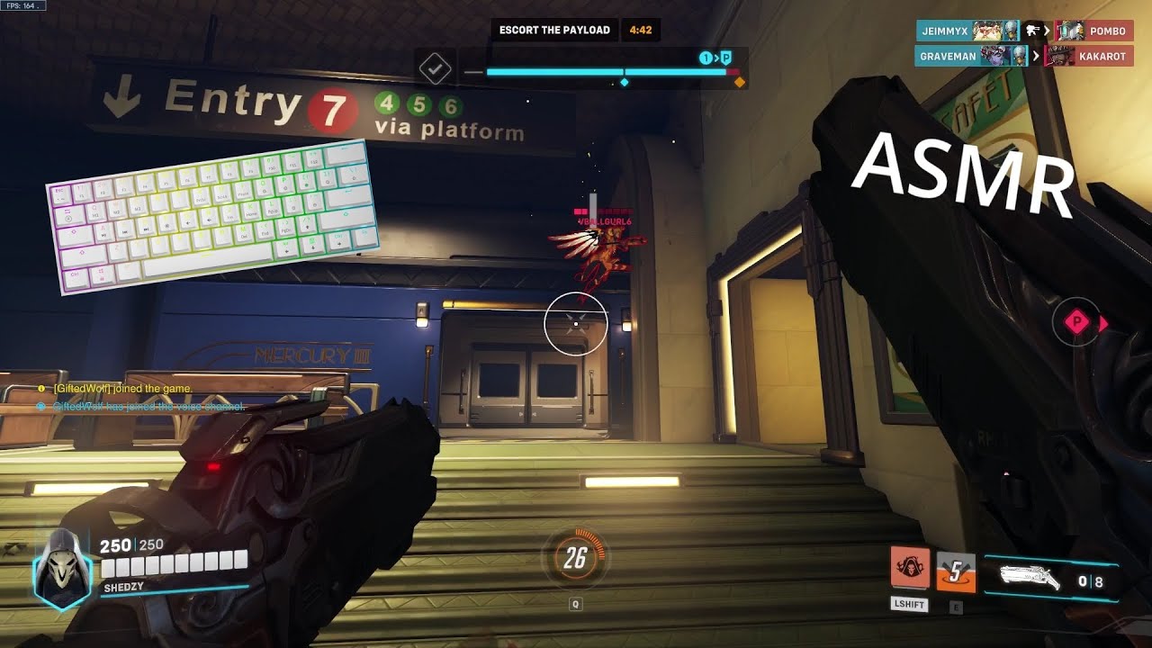 Overwatch 2 ASMR keyboard - YouTube