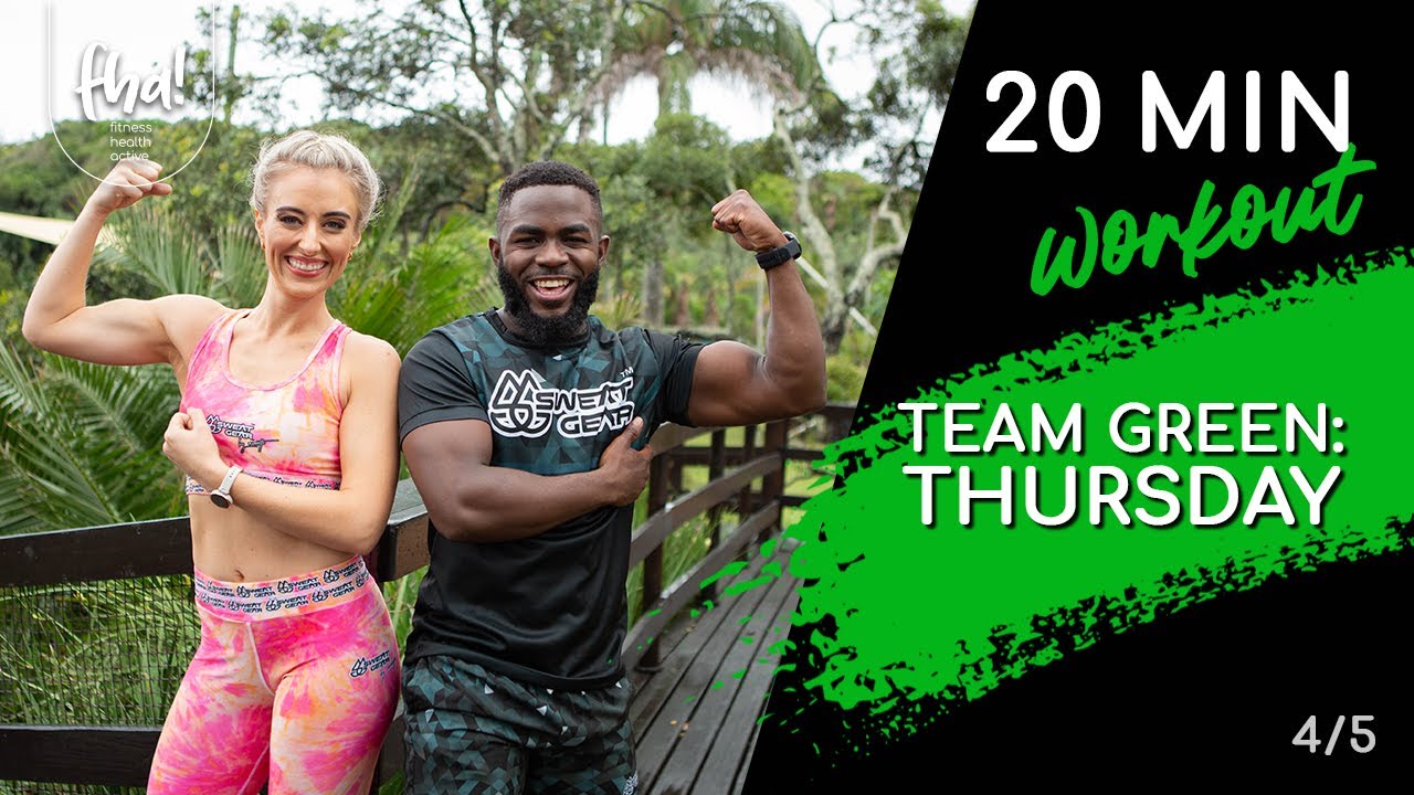 20mi Lower body workout / Team Green - YouTube