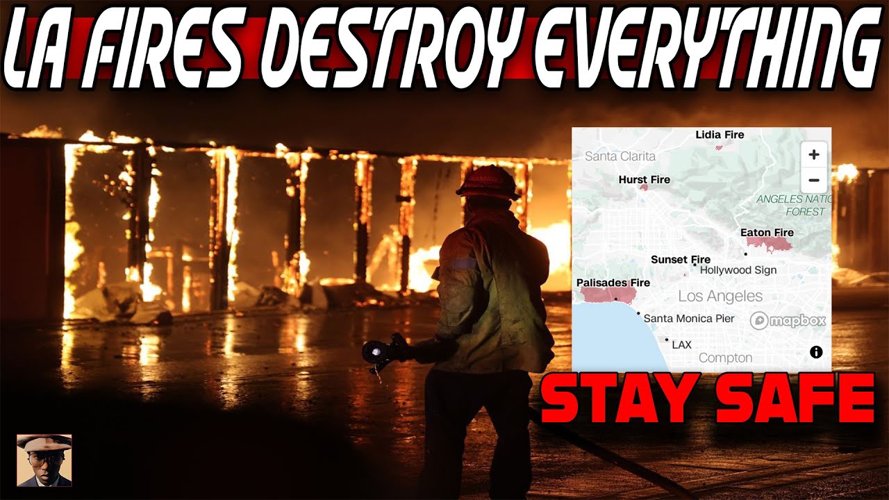 Los Angeles wildfires Destroy Everything In Path - YouTube