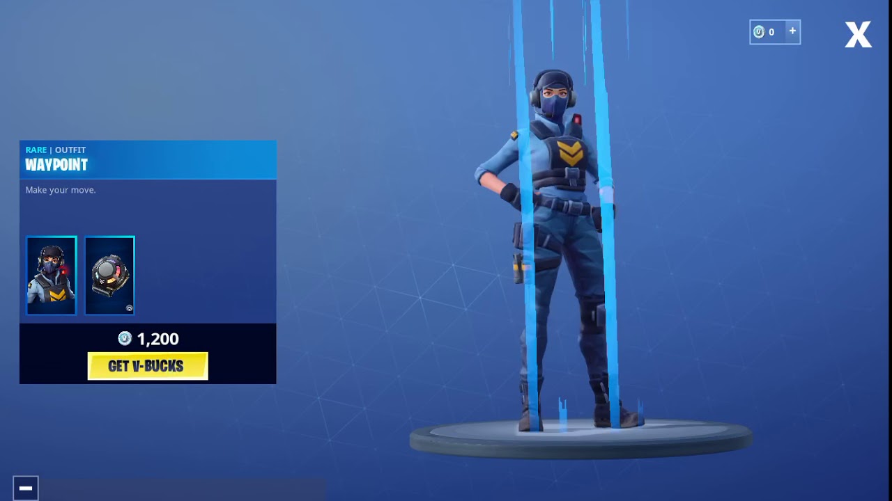 NEW WAYPOINT SKIN! (Fortnite Item Shop) - YouTube