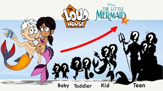 The Loud House Into Mermaid Growing Up Compilation | Ca... | Doovi