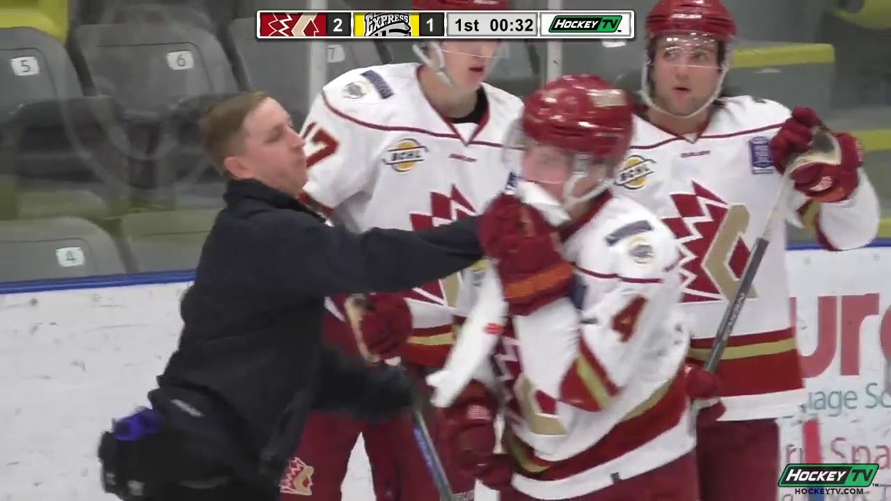Chilliwack Chiefs @ Coquitlam Express Dec 30, 2017 - YouTube