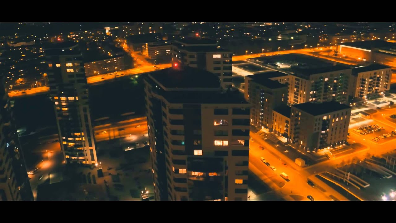 Skanstes Virsotnes, Riga at night - DJI X5 Camera Test - YouTube
