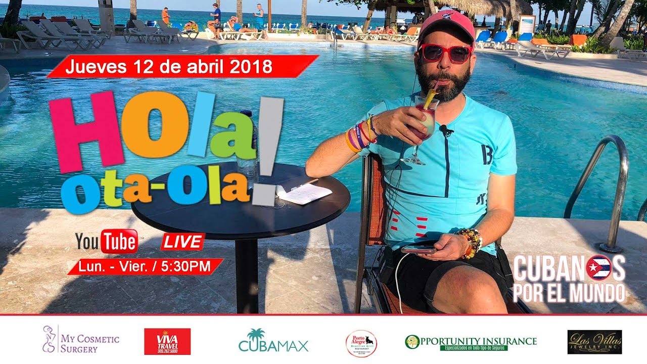 Alex Otaola transmite en vivo desde Punta Cana con VivaTravel - YouTube