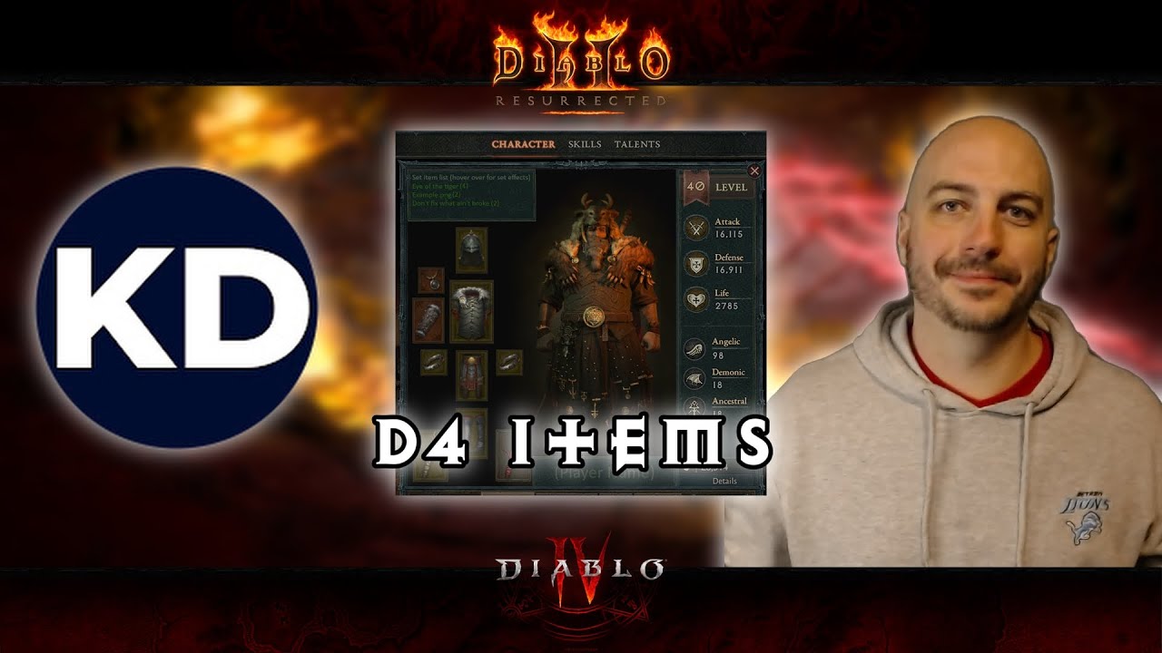 D4 Itemization like D2 or D3?? - Sweet Phil and KvotheD - YouTube