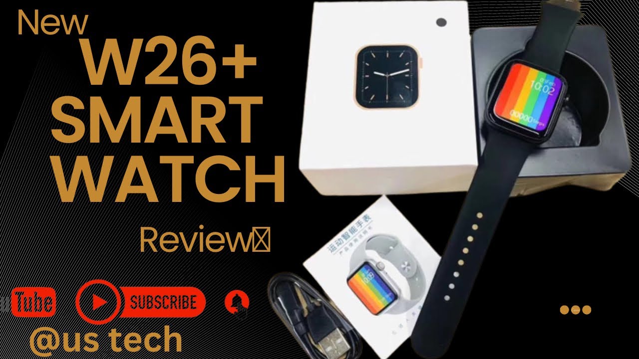 W26 plus smartwatch full review | best smartwatch | - YouTube