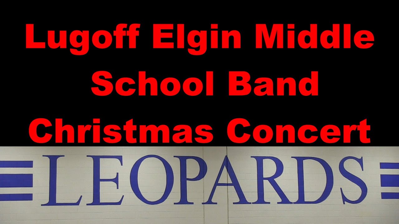 Lugoff Elgin Middle School Band Christmas Concert 2023 - YouTube