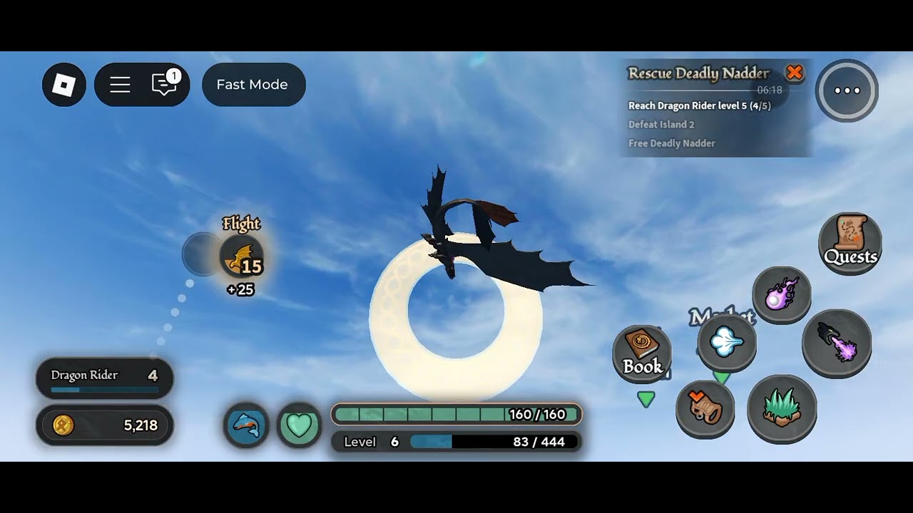 Playing the how to train your dragon game on roblox - YouTube