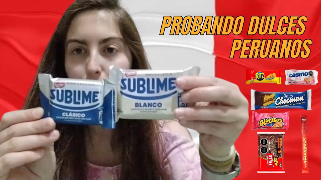 ¡Probando dulces peruanos 🇵🇪 por primera vez! - YouTube