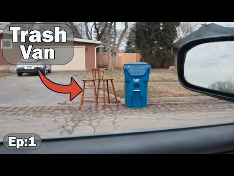 Found A Super Rare Vintage Item In The Trash! Trash Van Episode 1 - YouTube