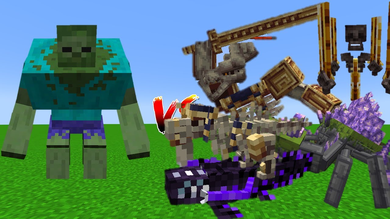 Mutant Zombie(Mutant Monsters) Vs L_Ender's Cataclysm Minibosses ...