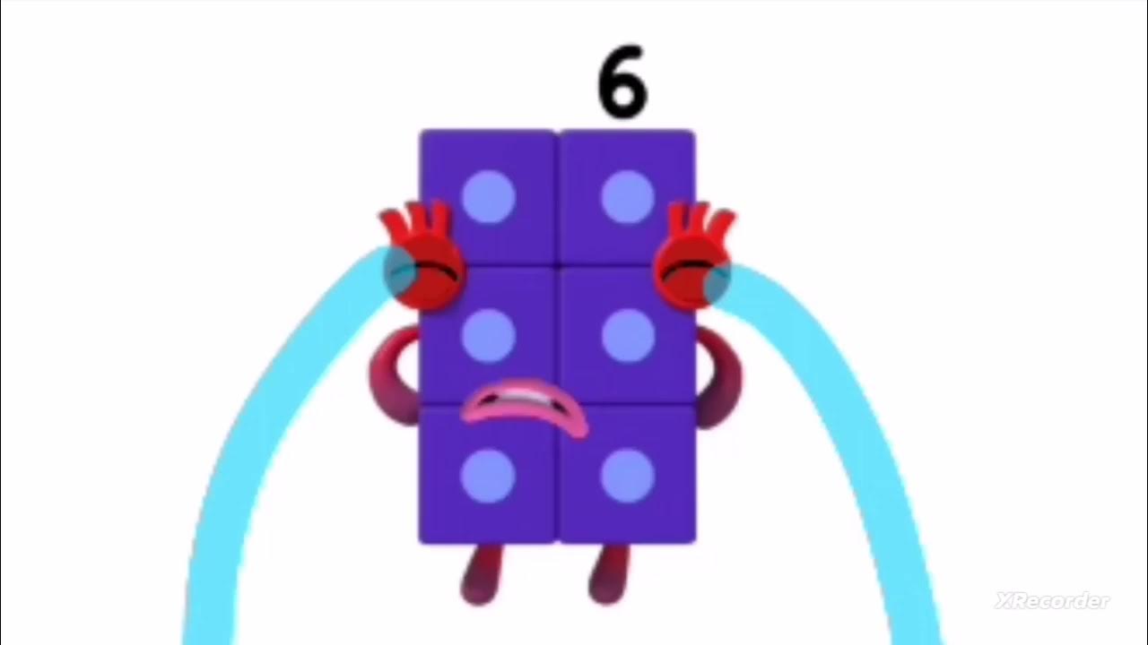 numberblocks 6 crying - YouTube