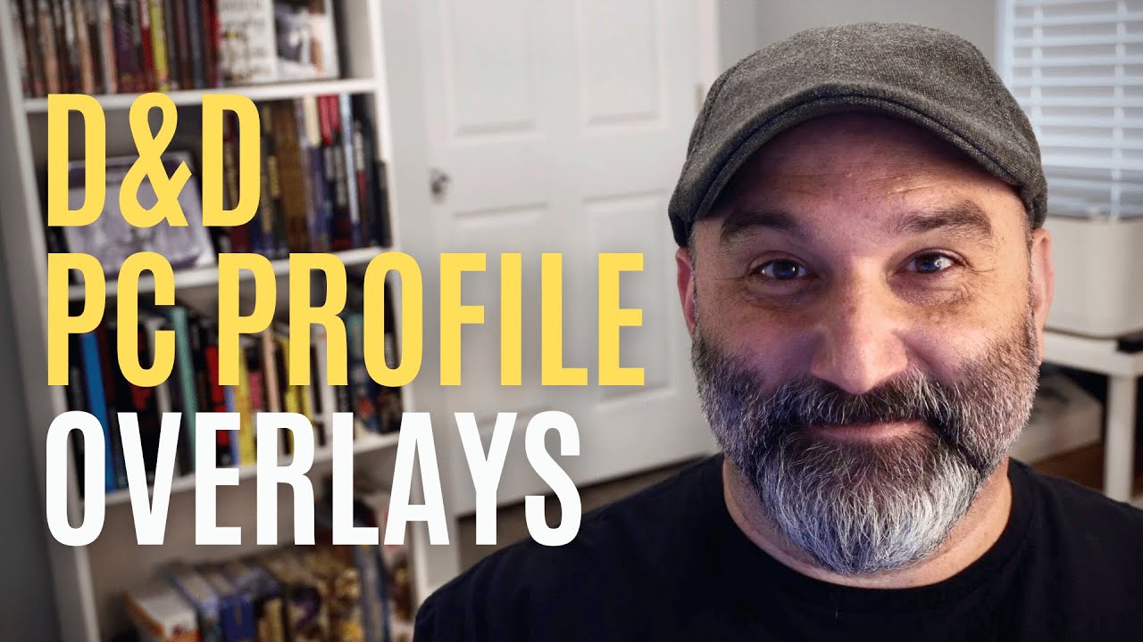 How to Create Character Profile Overlay with Canva - YouTube
