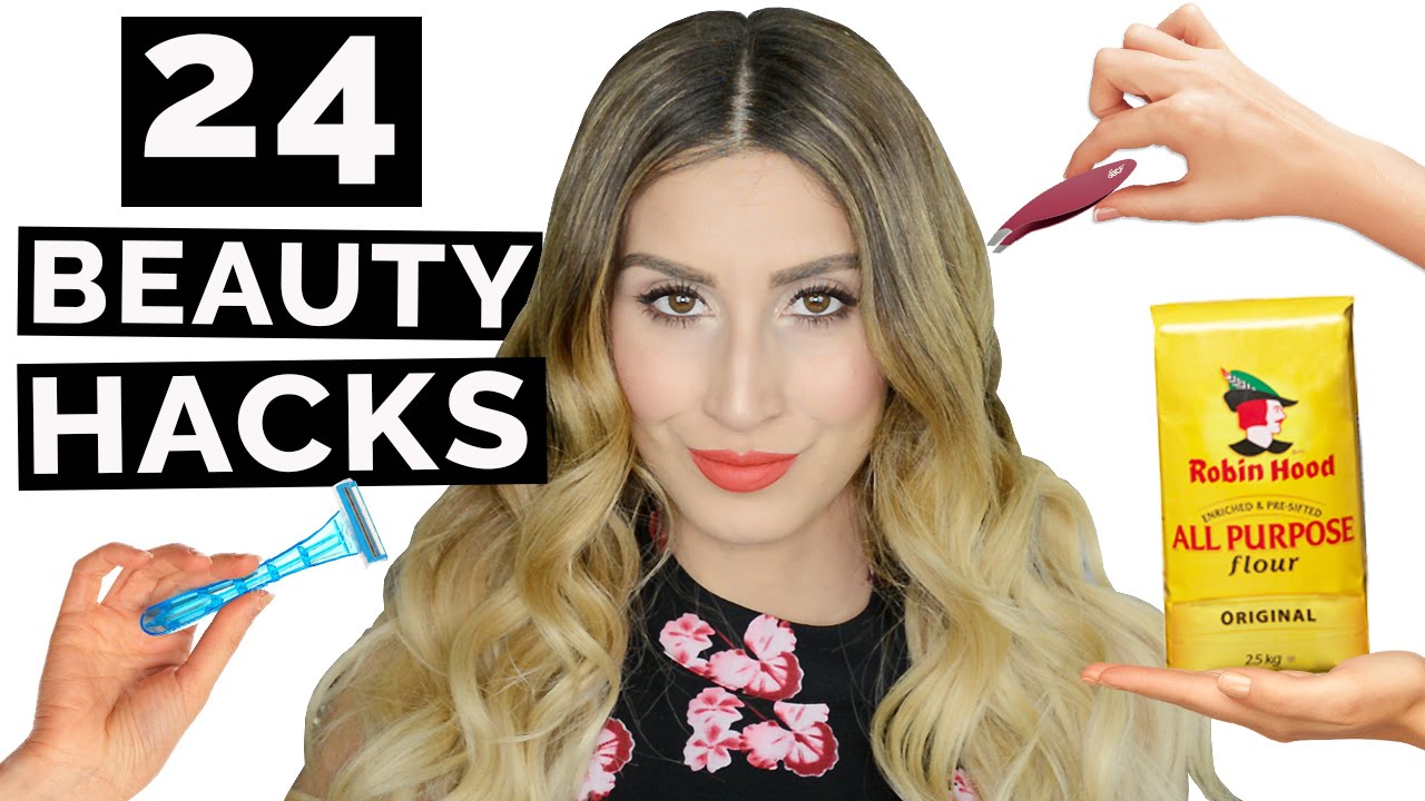 24 WEIRD Beauty Hacks That Actually Work! - YouTube