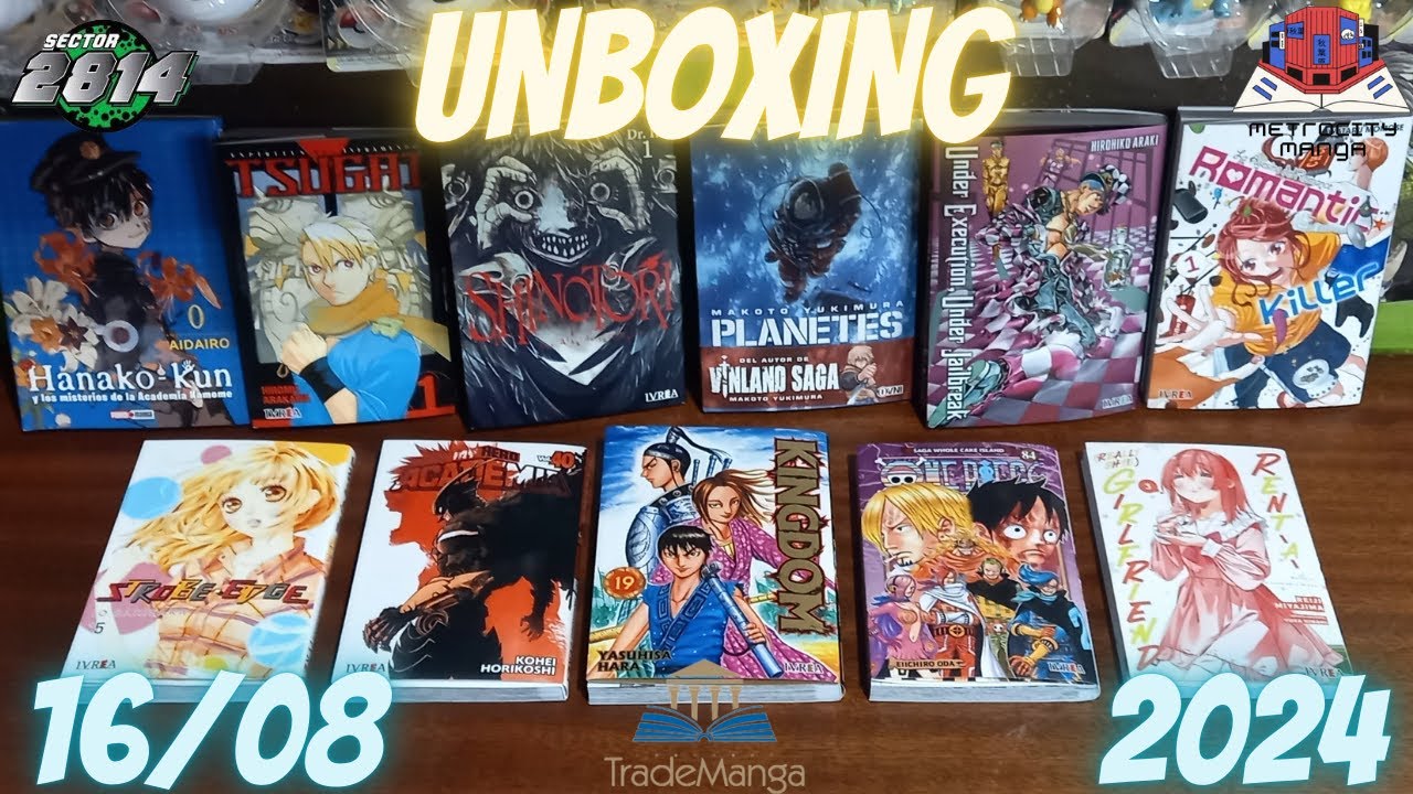 MANGA Unboxing 157: Hanako Kun, JoJo, Kingdom, MHA, One Piece ...