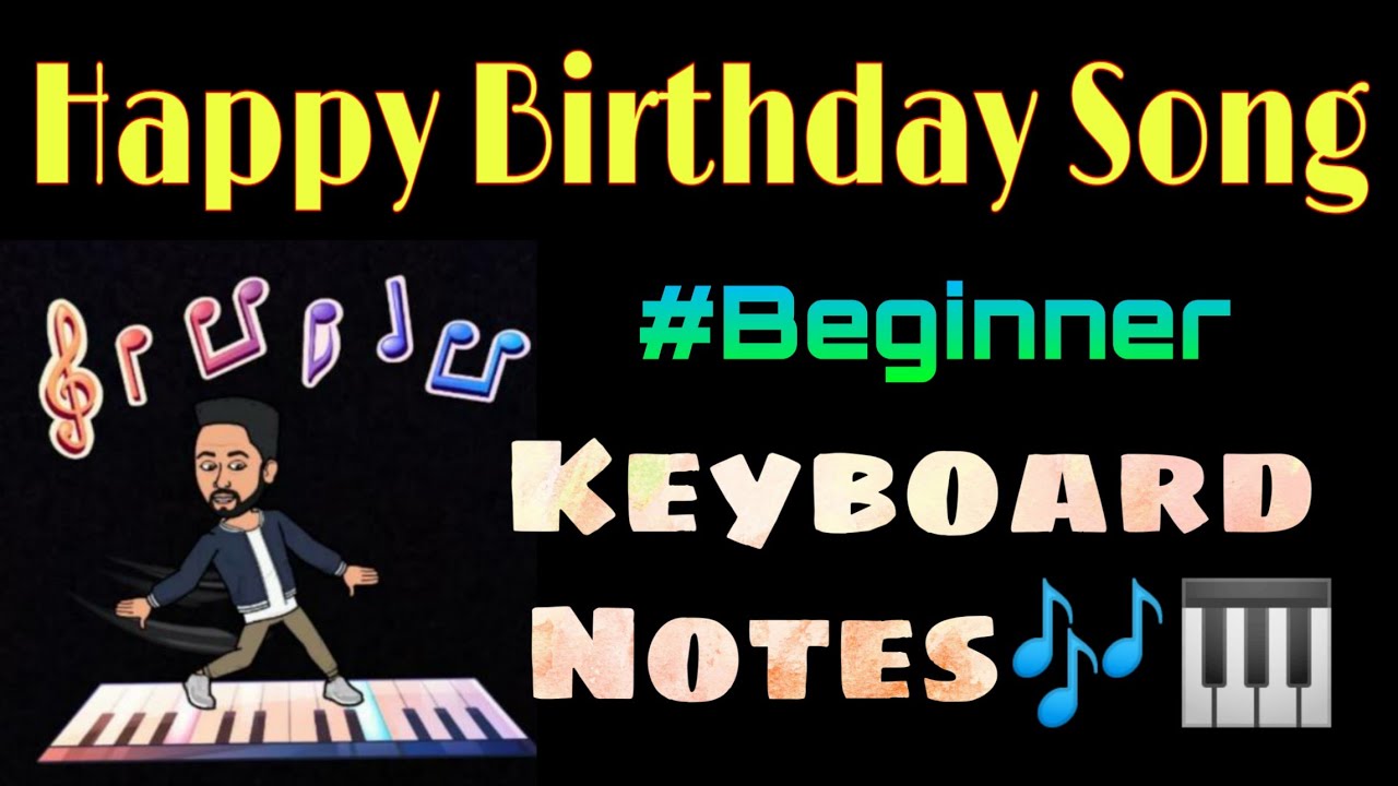 How to play Happy Birthday Song - Keyboard Notes | Beginner | Tutorial ...