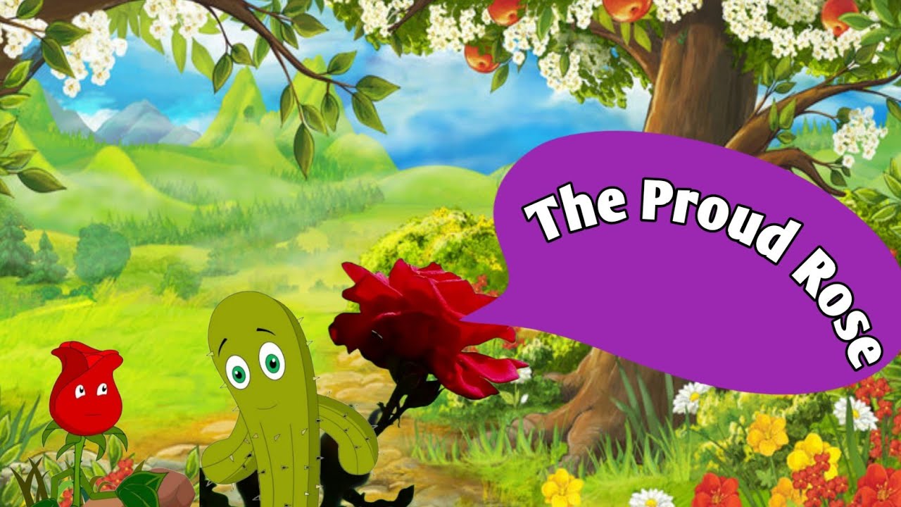 The Proud Red Rose || Cartoon English Moral Story|| @Storyteller2415 ...
