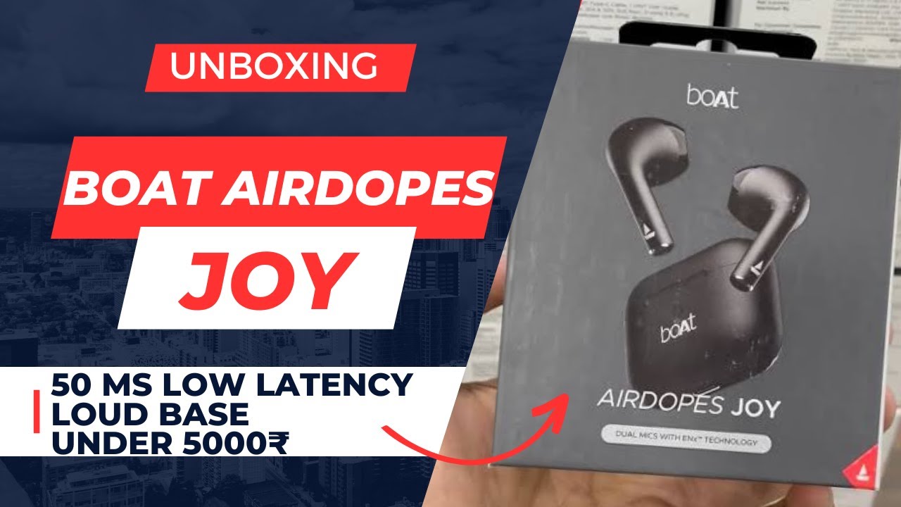 Boat Airdops JOY Unboxing & Review | Best TWS With Loud Base 👌& Crystal ...