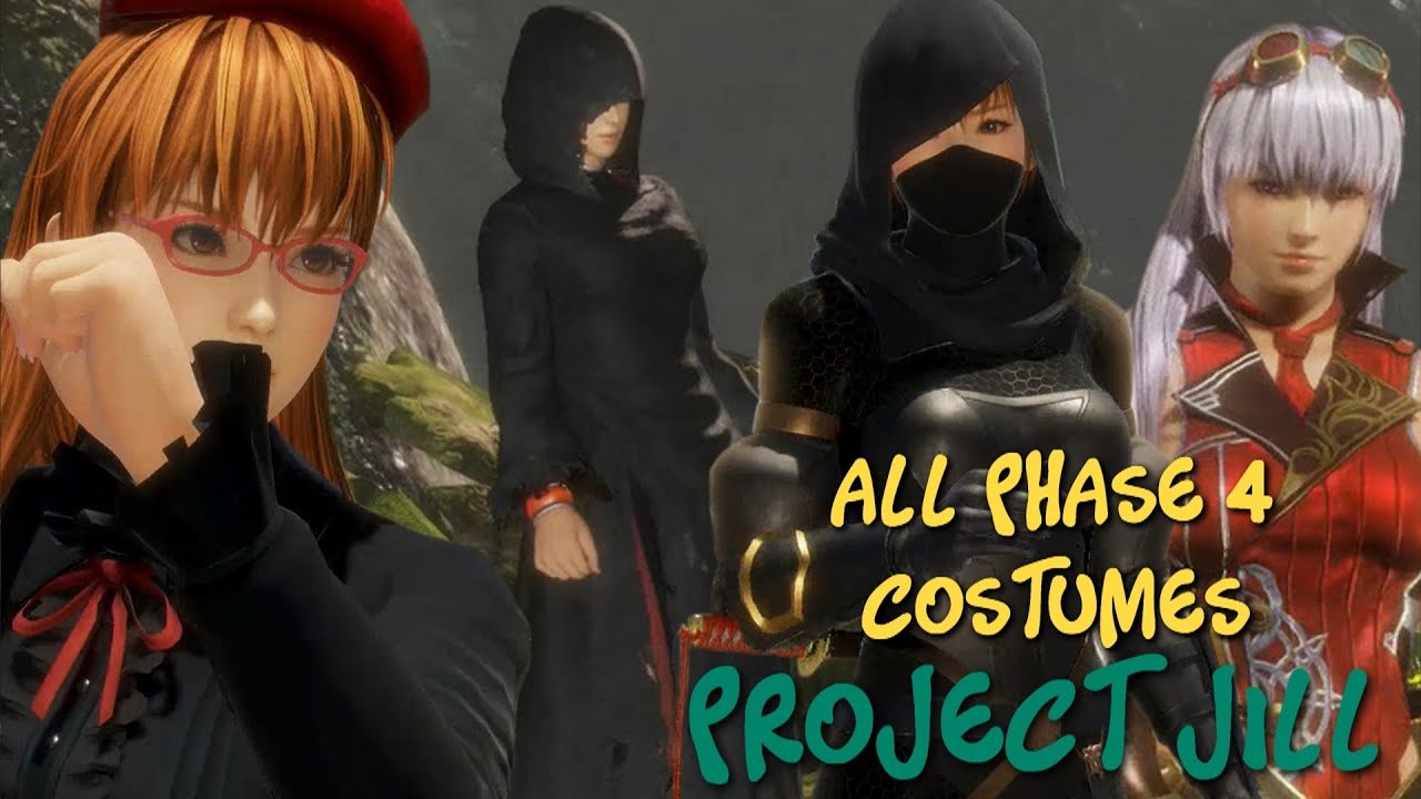 DOA6 All (25) Phase 4 Costumes, DLCs, Hairstyles & Accessories from ...