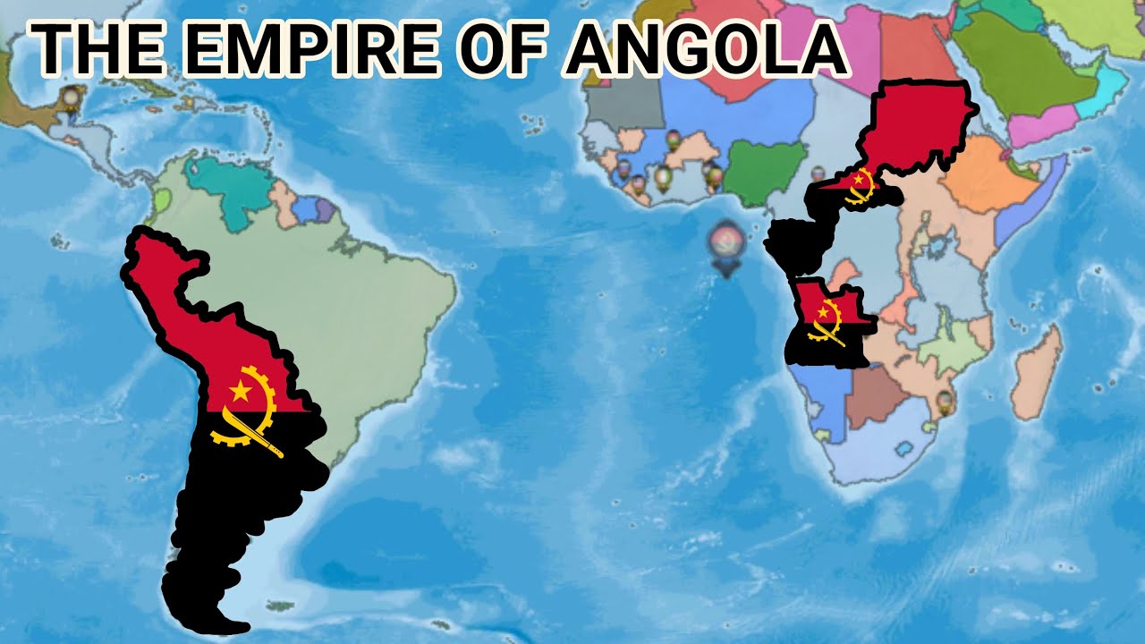 Angola 🇦🇴 forms an empire in Dummynation. - YouTube