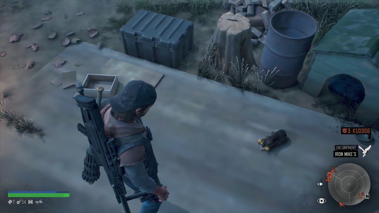 Days Gone Giving Boozer's Puppy a Toy - YouTube