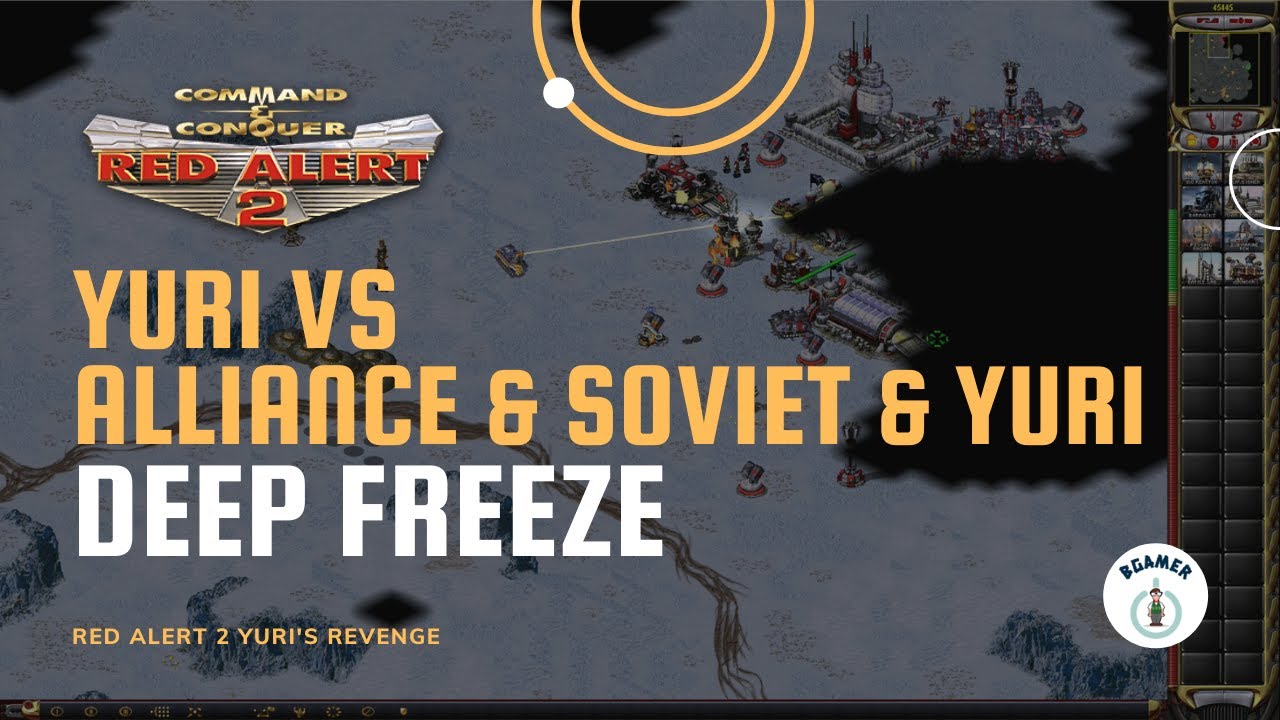Red Alert 2 Yuri's Revenge - Yuri VS Alliance & Soviet & Yuri - Map ...