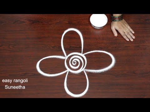 Best Simple Sankranthi muggulu designs🌸easy Pongal kolam freehand🌸 ...