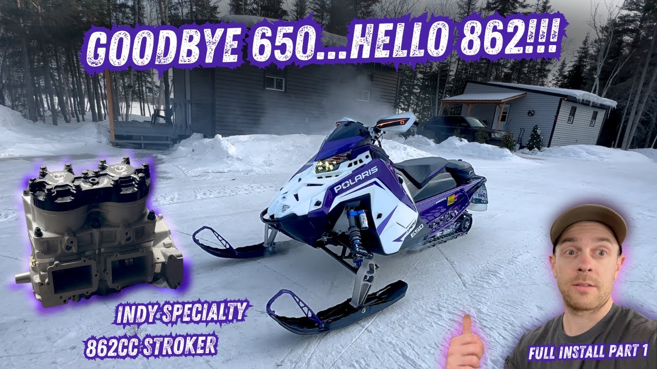 Indy Specialty Starfire 862cc stroker! Full engine swap part 1! RIP the ...