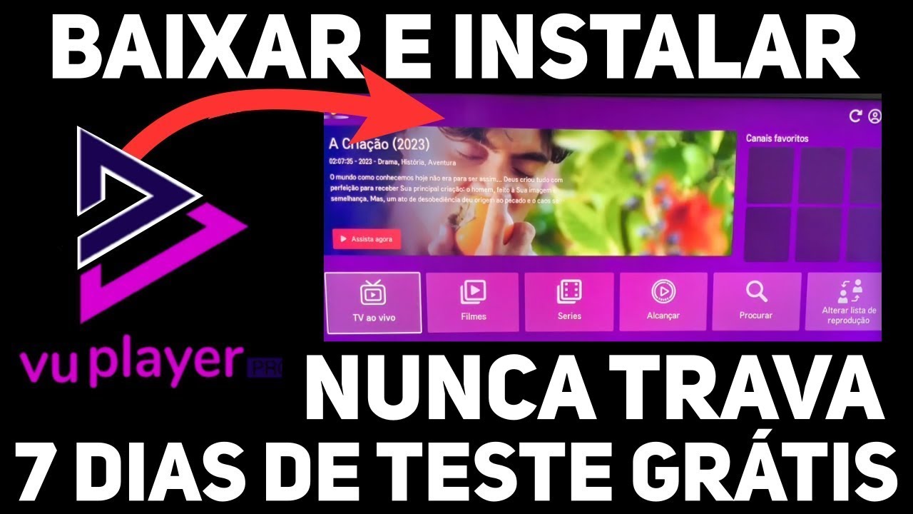 Como Baixar e Instalar o Aplicativo VU Player Pro na TV LG #iptv # ...